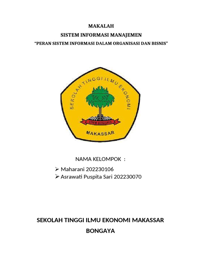 Makalah Sim KLP 2 | PDF