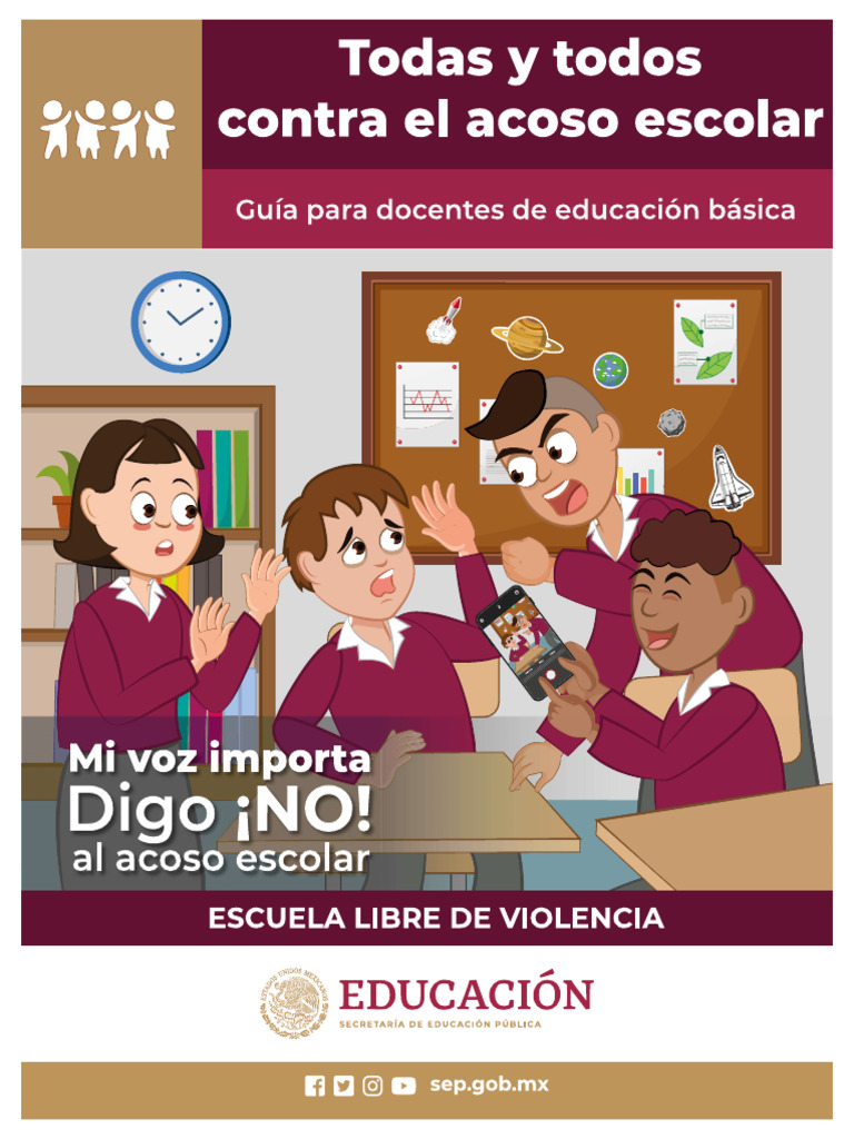 Todas y Todos Contra El Acoso Escolar | PDF