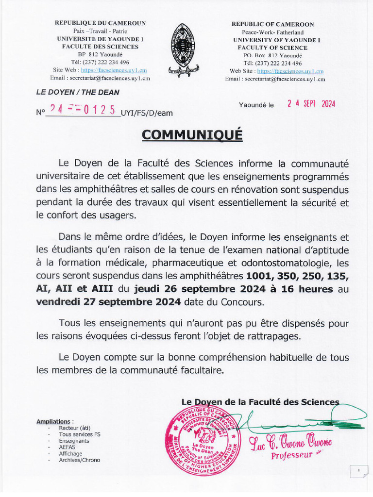 COMMUNIQUE | PDF