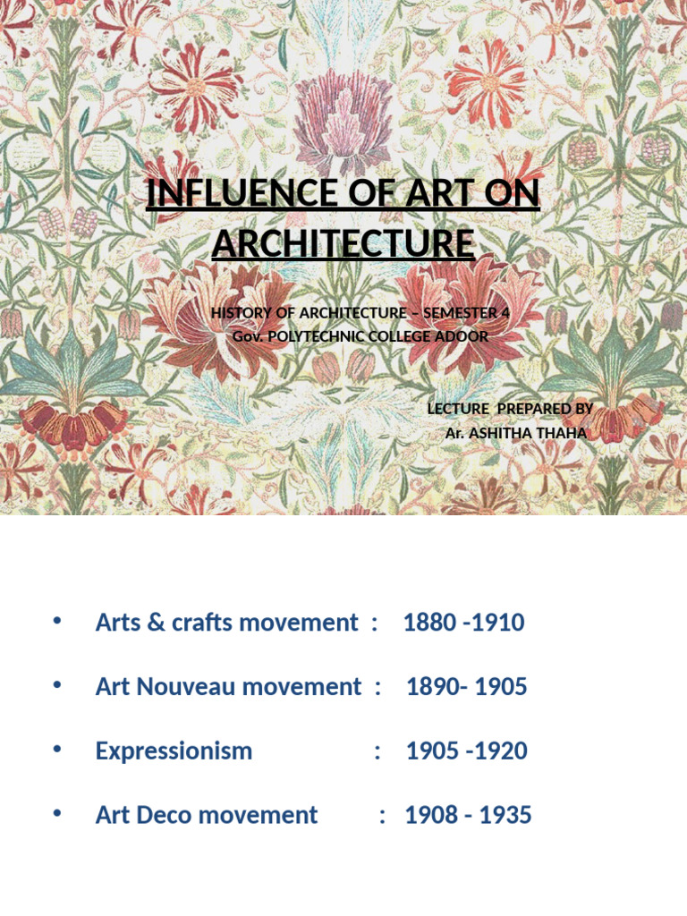 Art and Crafts Movement | PDF | Arts And Crafts Movement ...