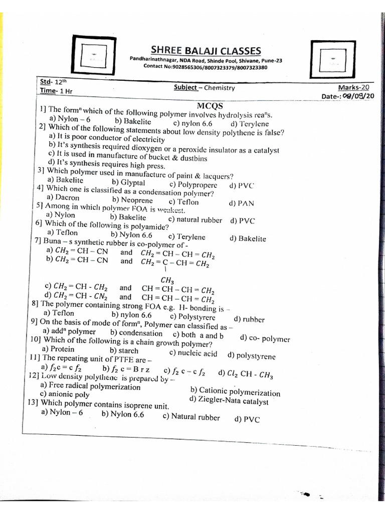 Che Assignments | PDF