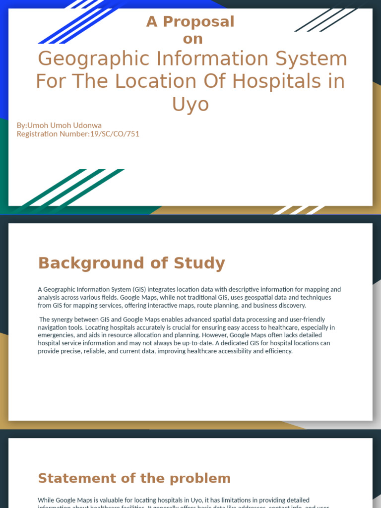 A Proposal On Geographic Information System For The Location of ...