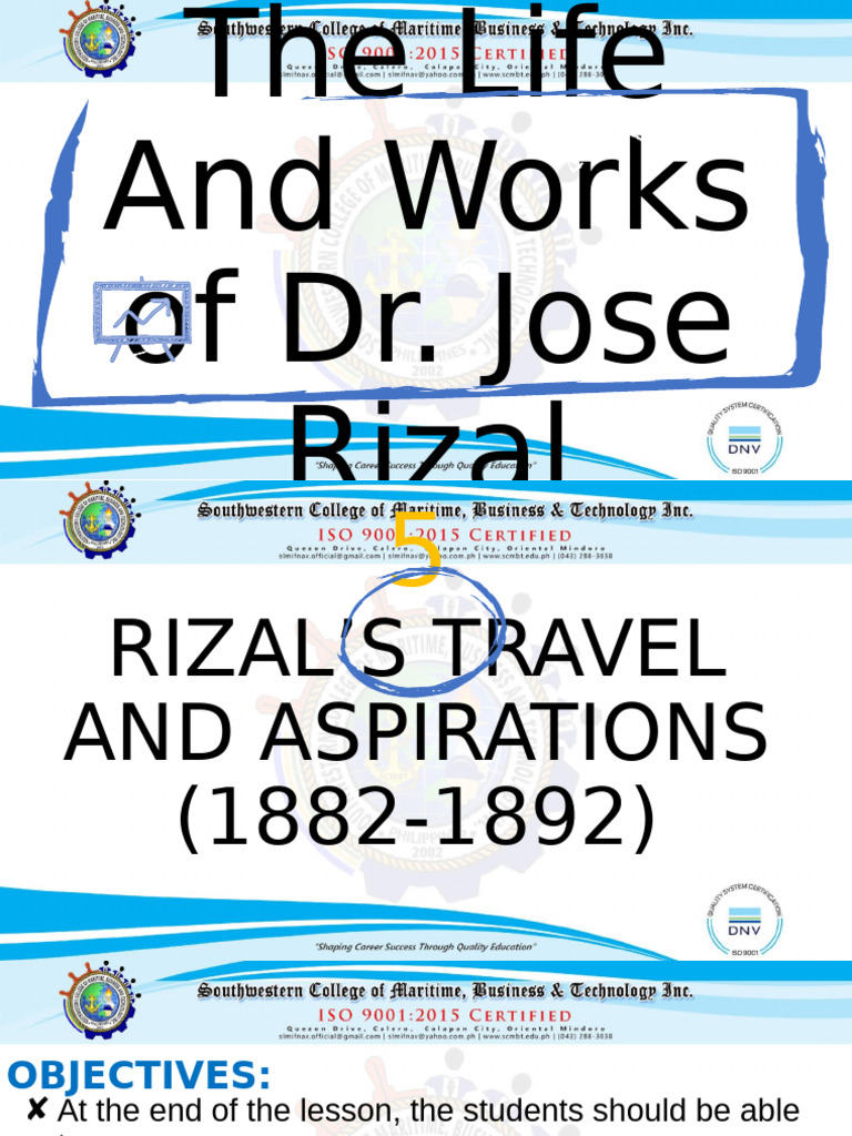 Rizal - Lesson 5 READ ME | PDF