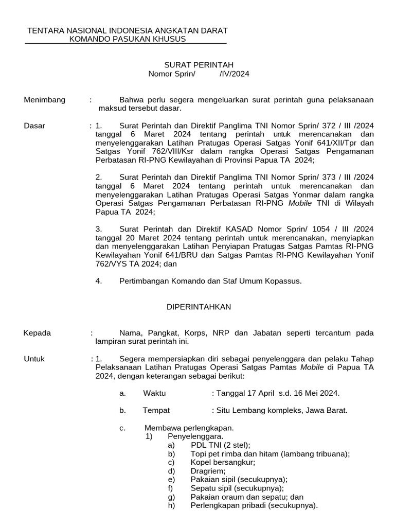 Sprint Pratugas Tahap Pelaksanaan - Slatad - 761 641 | PDF