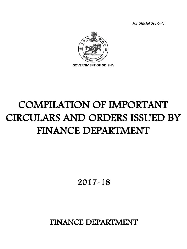 2017 18 Circulars | PDF