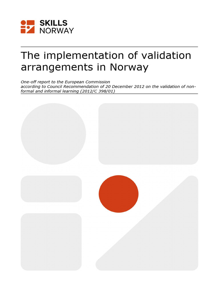One-Off Report - Country Report Norway (2012 EU Recomm) - 08.04.2019 | PDF
