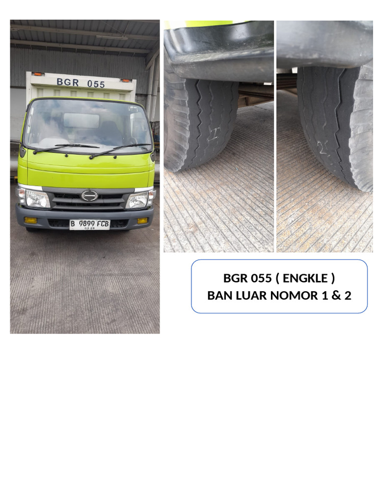 BGR 055 (Engkle) Ban Luar Nomor 1 & 2 | PDF