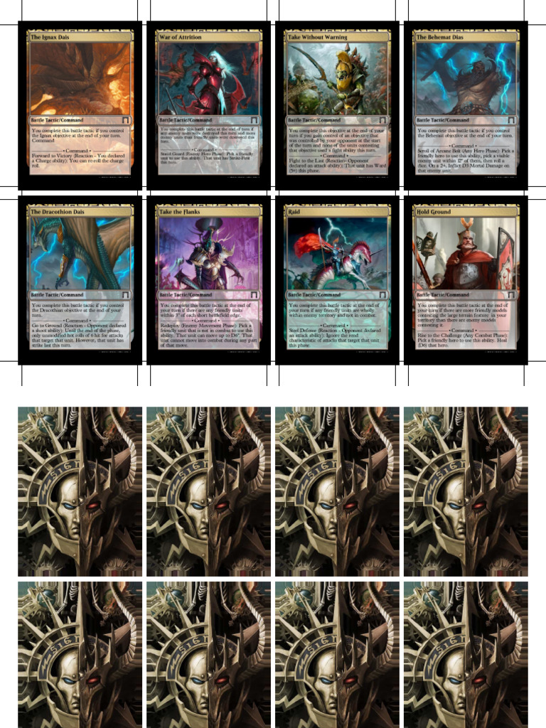 Tactics Deck Deck R1.0 DUPLEX Letter Poker | PDF