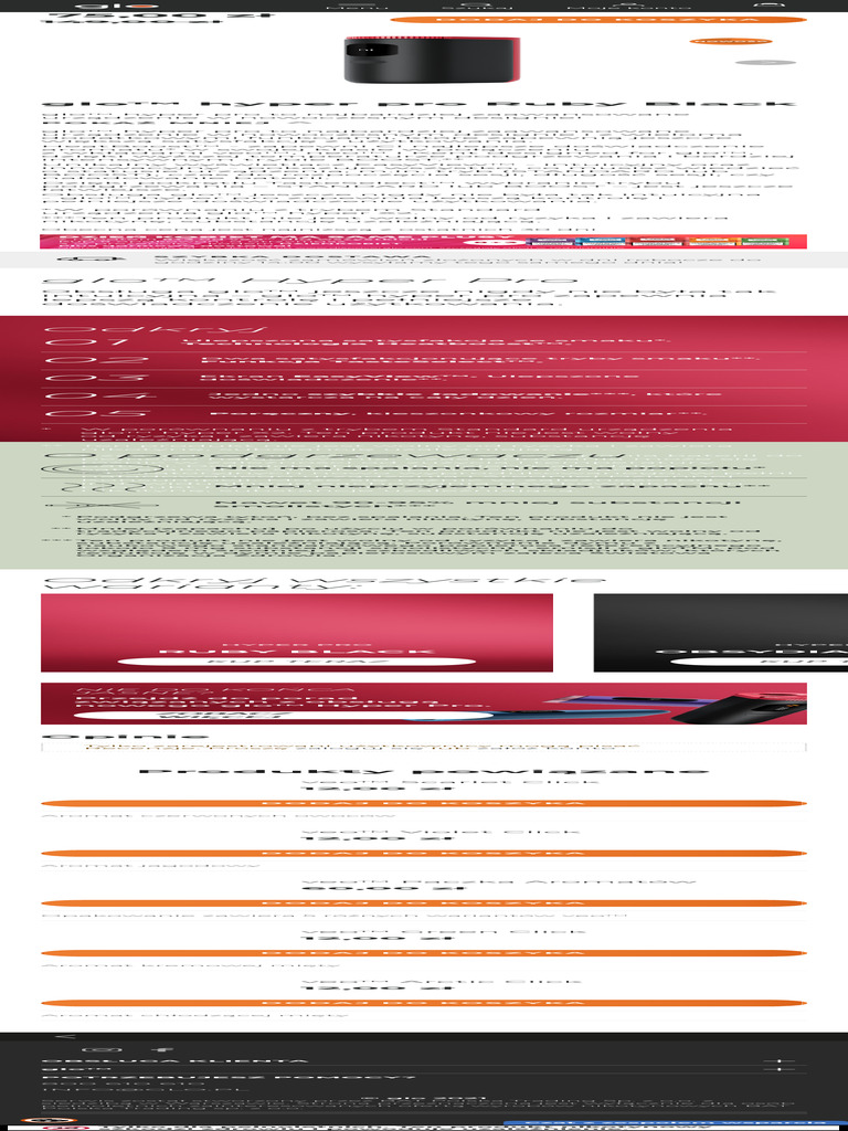 glo™ hyper pro Ruby Black | PDF