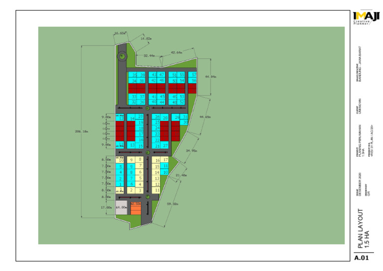 Contoh Plan 1.5HA Lokasi Pembangunan | PDF