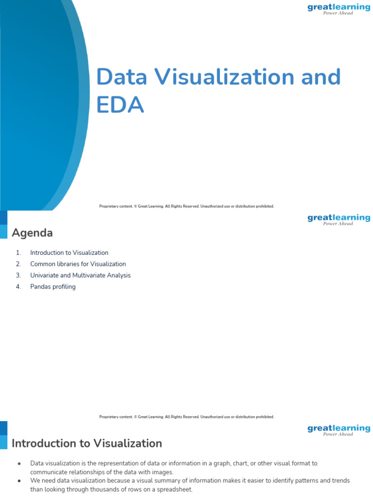 MLS 3 - Data Visualization and EDA | PDF