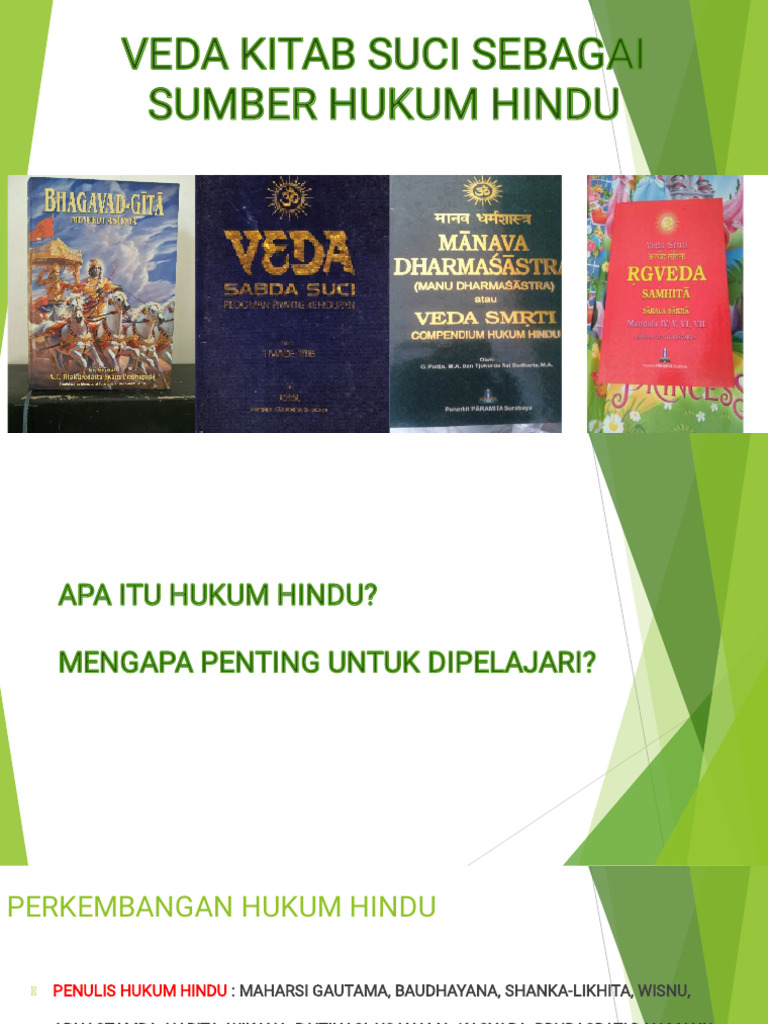 HUKUM HINDU Dalam Susastra Veda | PDF