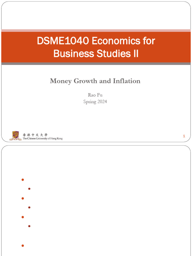 8 MoneyGrowth&Inflation | PDF