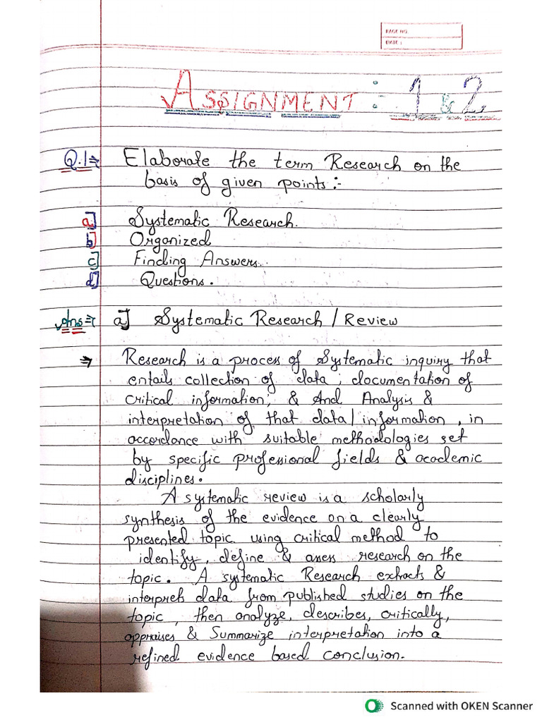 Research Assignment | PDF