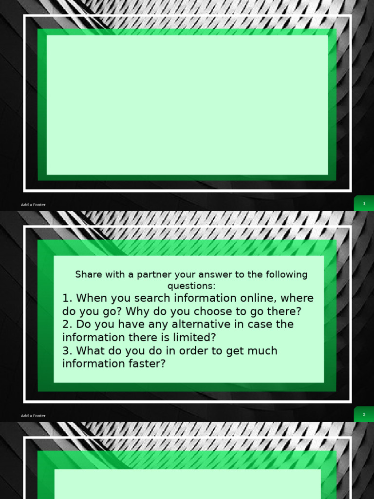 Different Sources of Information | PDF