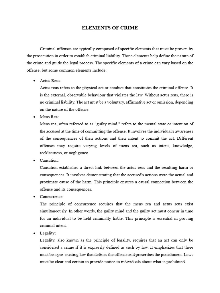 ELEMENTS-OF-CRIME | PDF