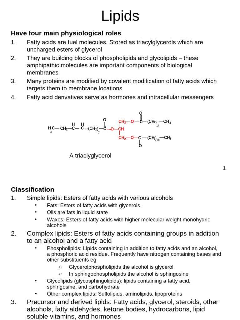 Lipids | PDF