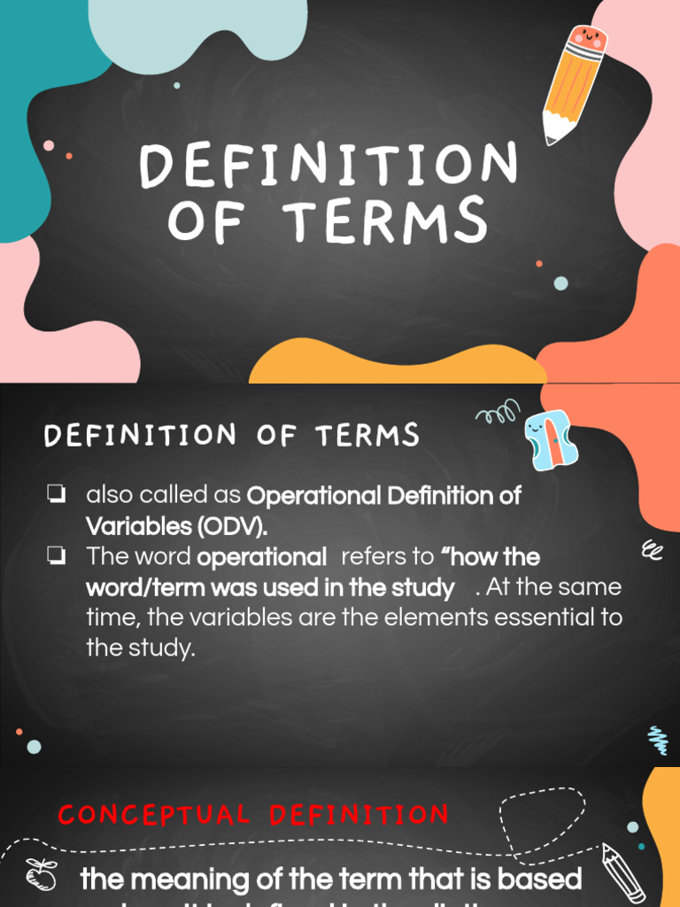 WK6D2 Definition of Terms | PDF