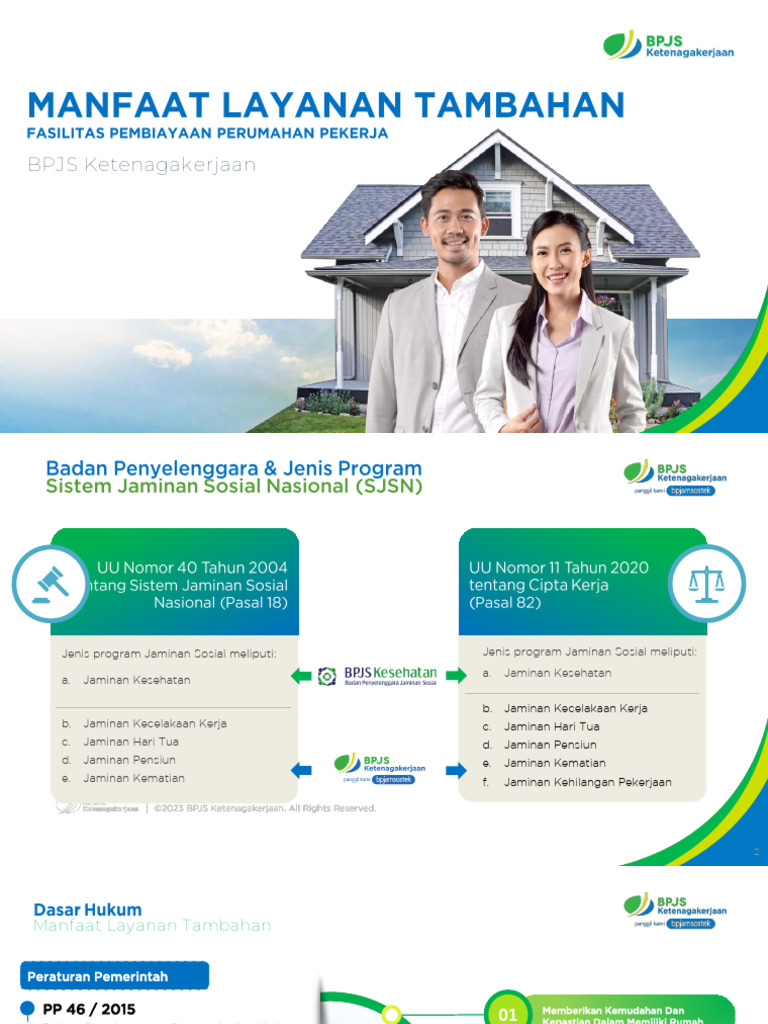 Materi MLT Sosialisasi Bpjs Ketenagakerjaan | PDF