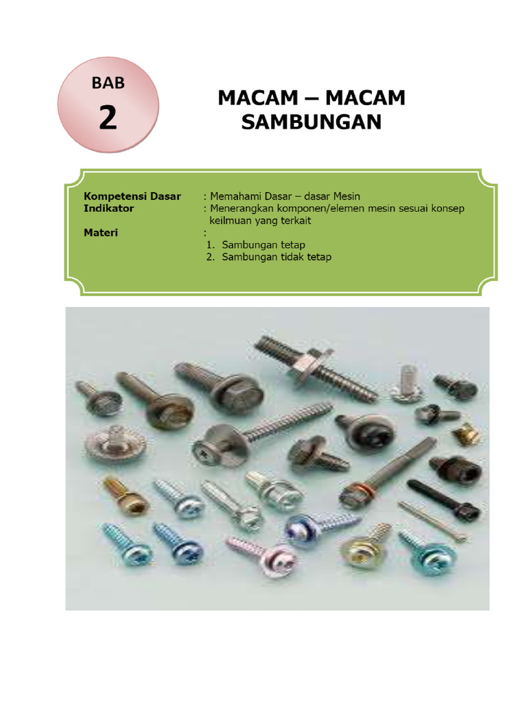 Macam Macam Sambungan | PDF