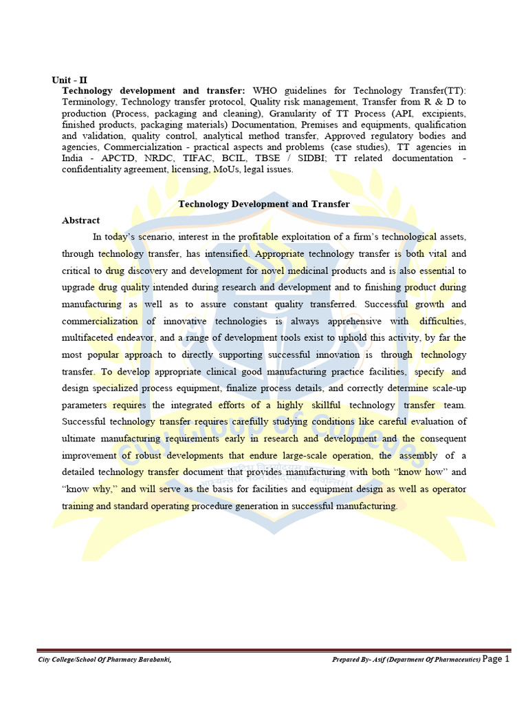 BP702T Unit Ii | PDF