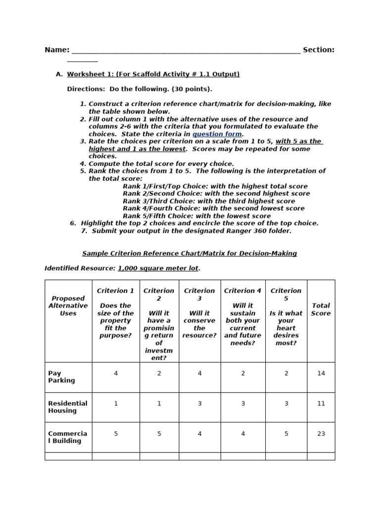 Scaffold Activity #1.1 Worksheet (1) (1) | PDF