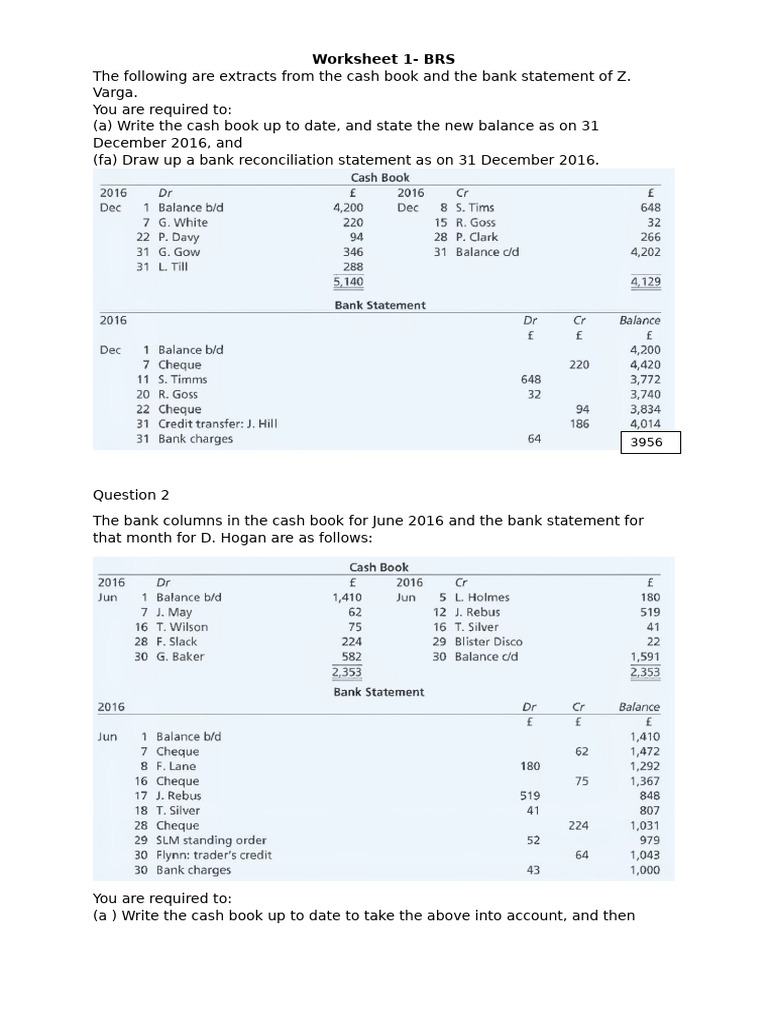 Extra - Worksheet 1 - Practice 12 Sept | PDF