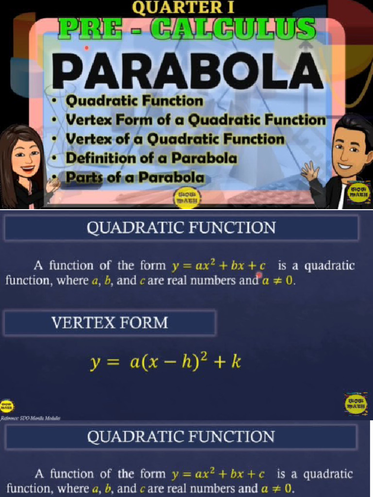 Parabola | PDF