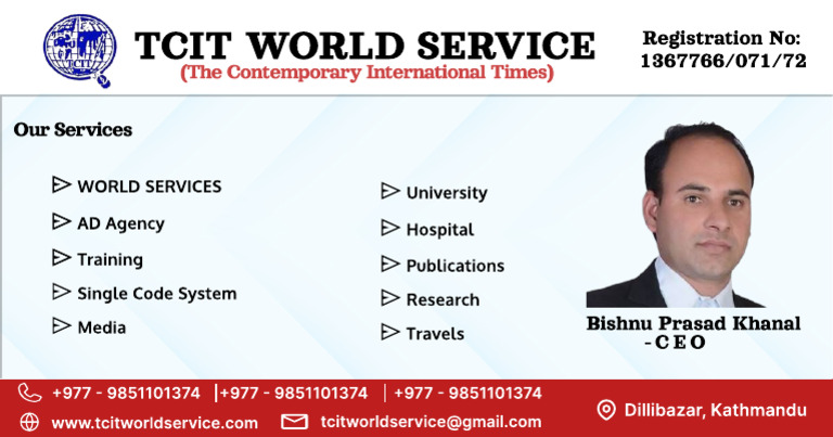 Tcit World Service: (The Contemporary International Times) Our Services ...