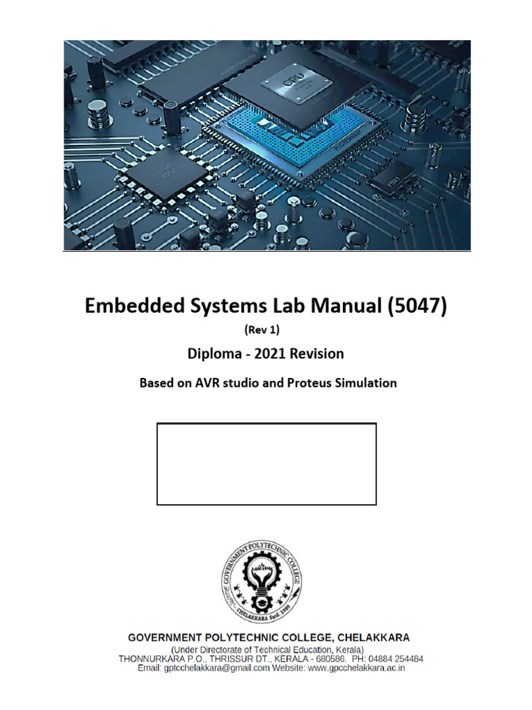 Es Lab Manual Rev21 | PDF