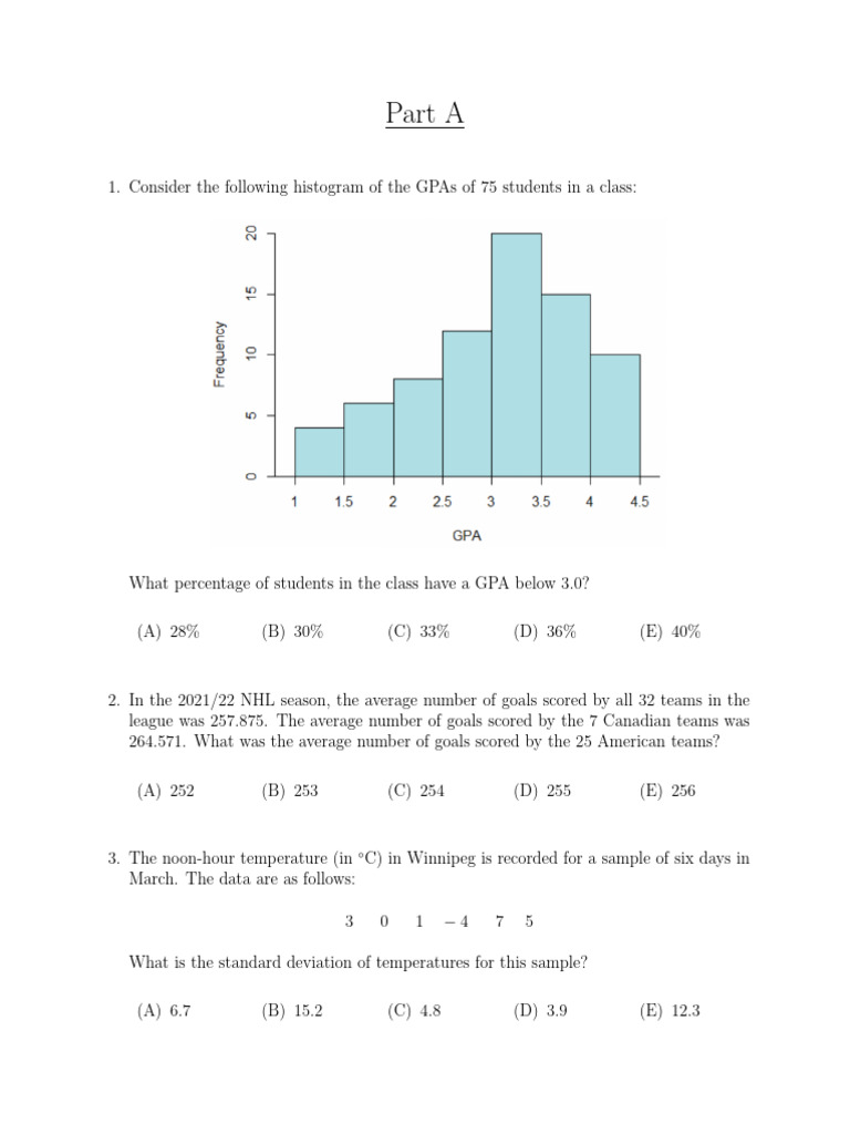 Practice Midterm 1 | PDF