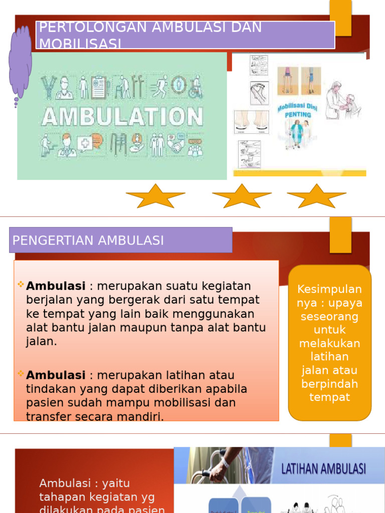 Pertolongan Ambulasi Dan Mobilisasi | PDF