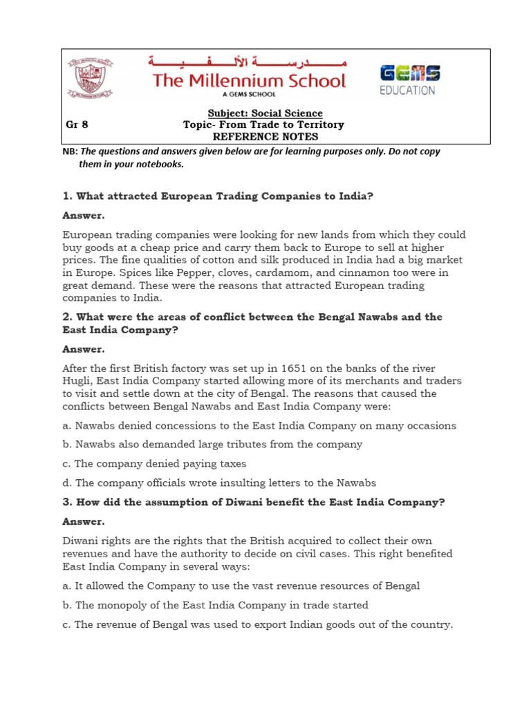 CHP 5 - REFERENCE NOTES | PDF