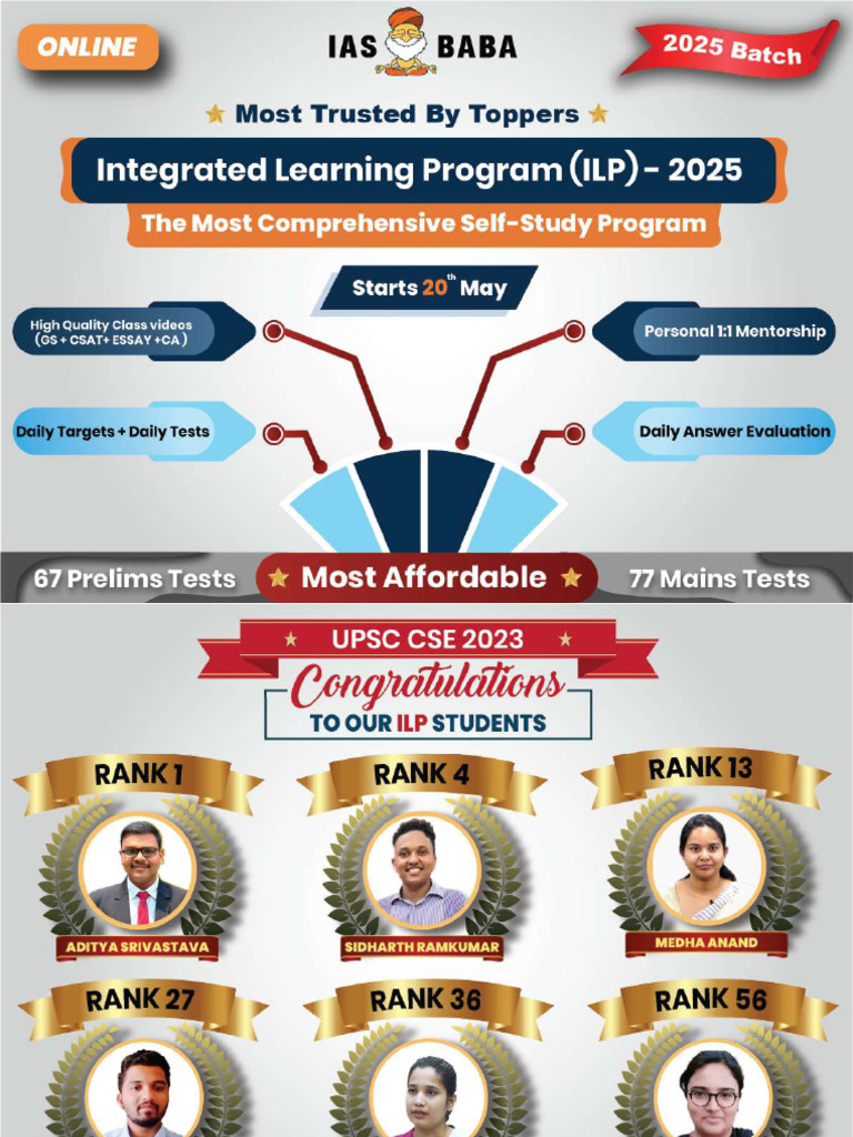 ILP 2025 Schedule | PDF