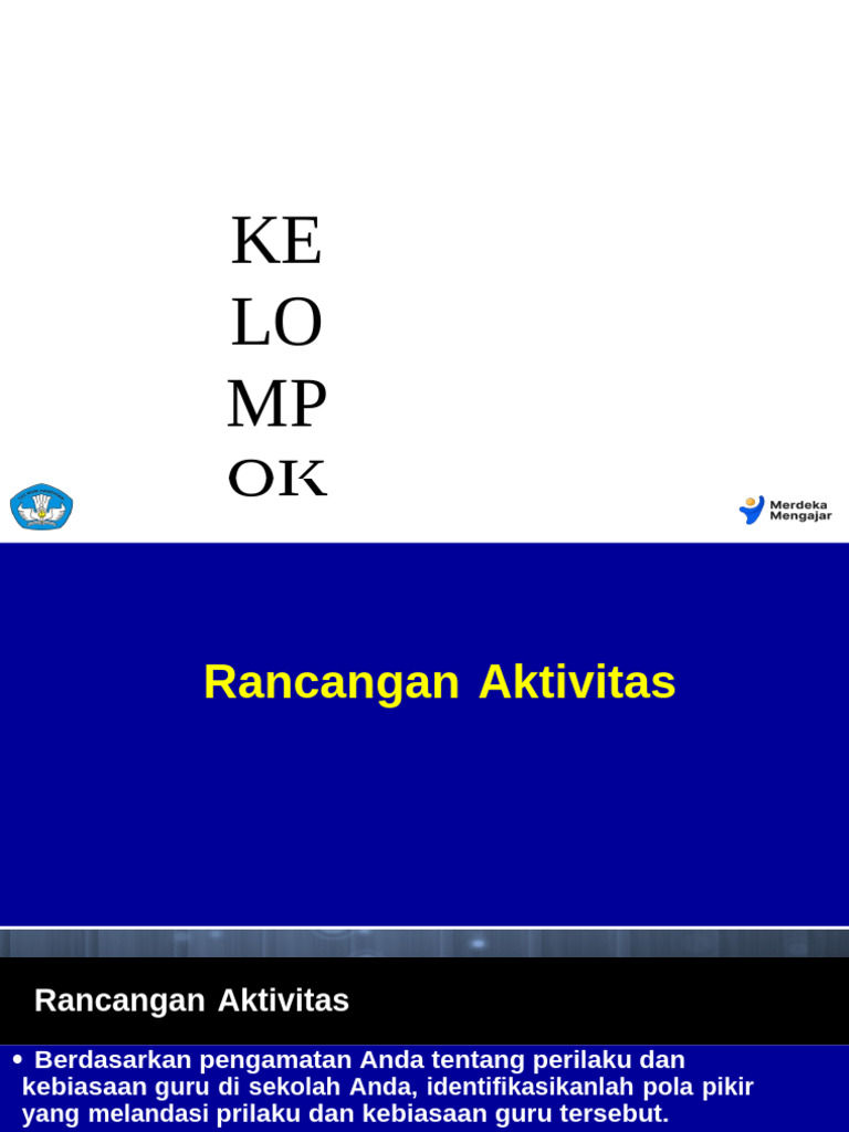 LK Perubahan Mindset - Kelompok 2 | PDF