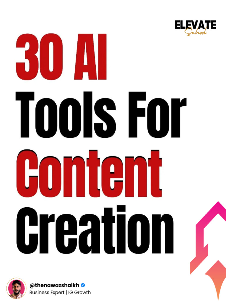 Ai Tools For Content Creation | PDF