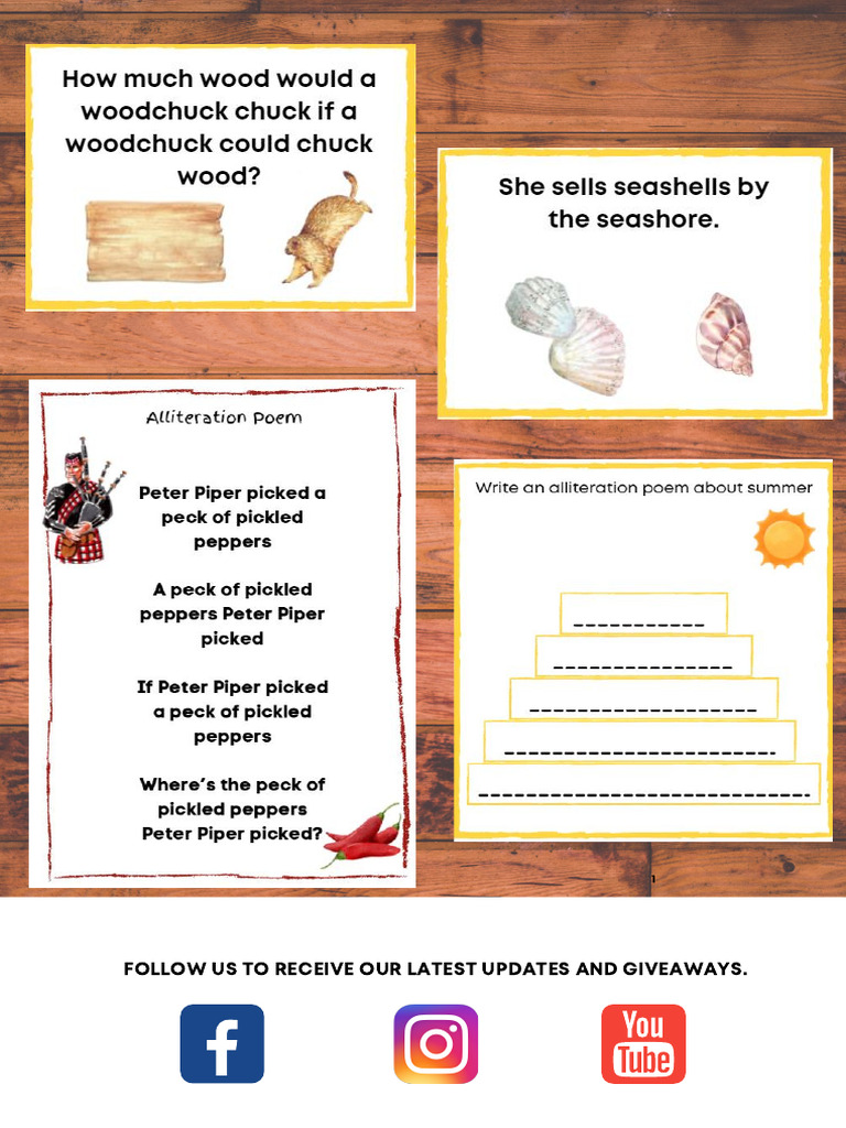 Alliteration Poem | PDF
