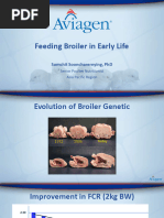 6-Week Broiler Feeding Schedule Guide | PDF