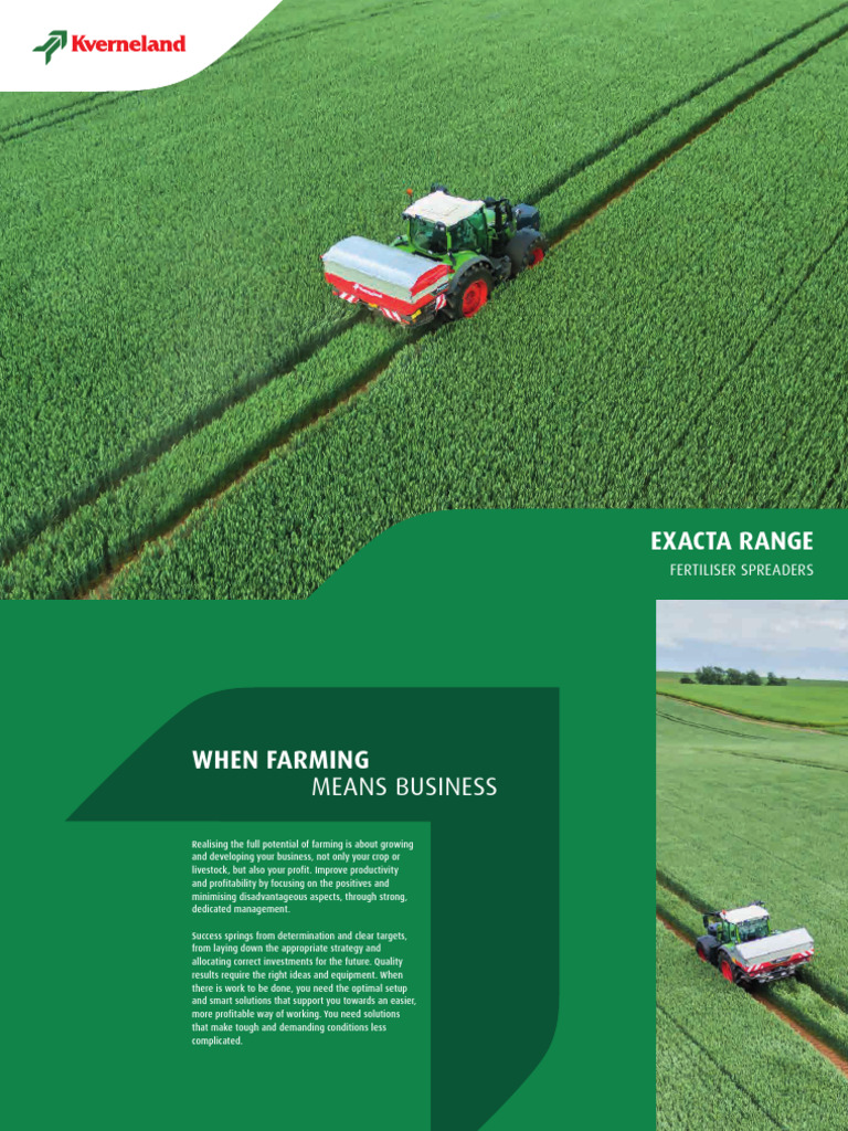 KV Exacta Disc Spreaders IEN | PDF