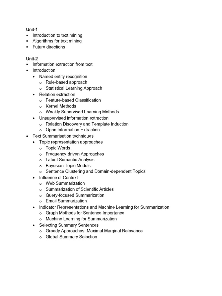 Textmining Topics | PDF