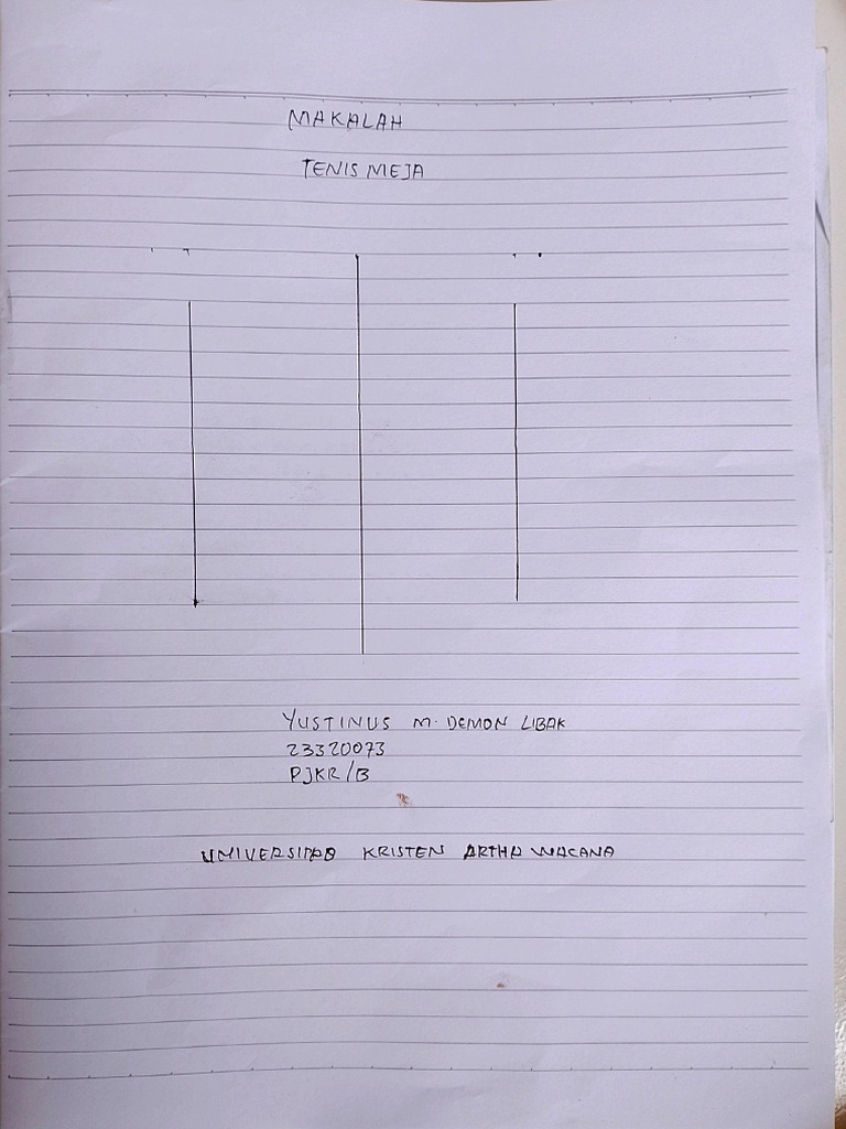 PDF Scanner TUGAS TENIS MEJA | PDF