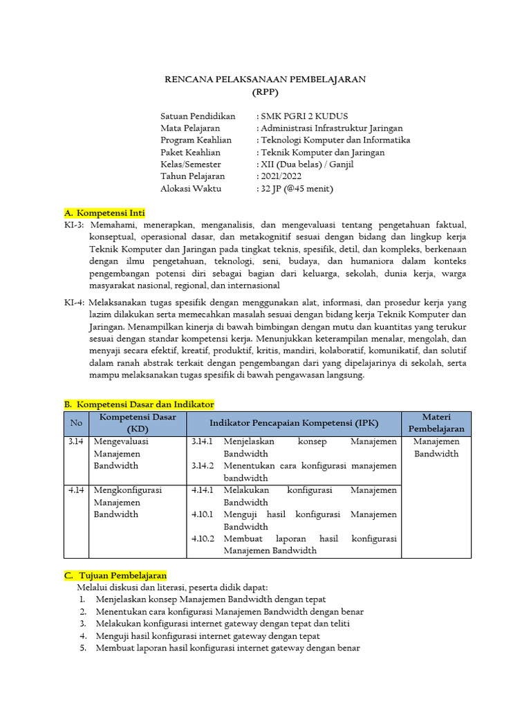 RPP Aij KD 3.14 | PDF