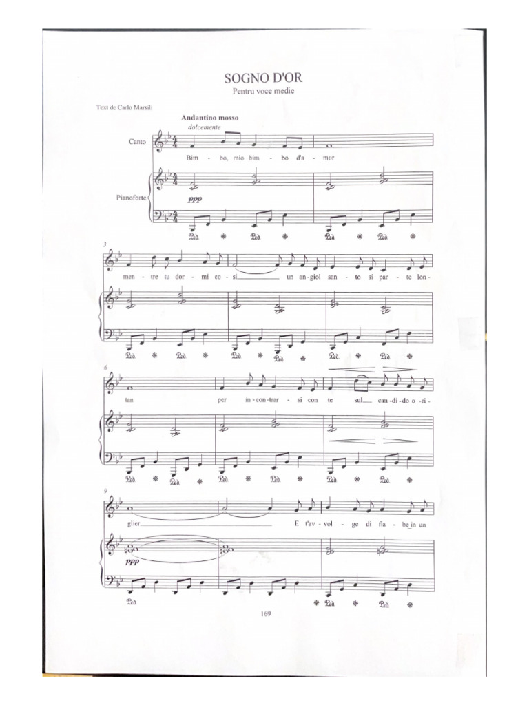 Puccini - Sogno D'or | PDF