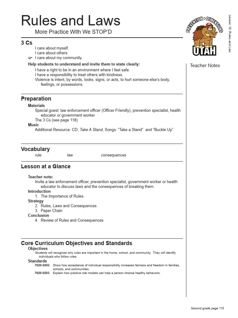 Lesson15 RulesandLaws | PDF