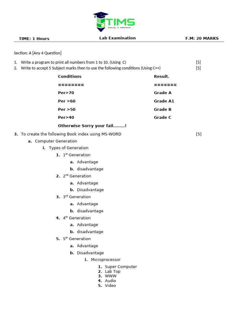 LabSet-1 | PDF | Computing