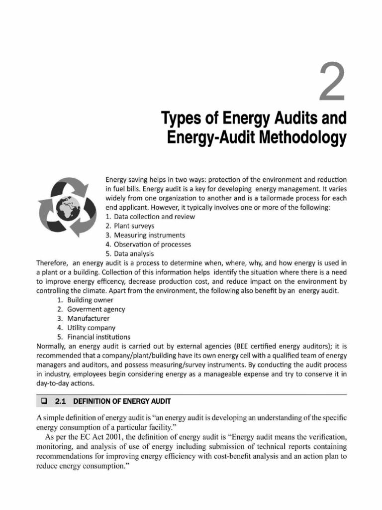Part 2 Energy Auditor Introduction | PDF | Energy Conservation | Return ...