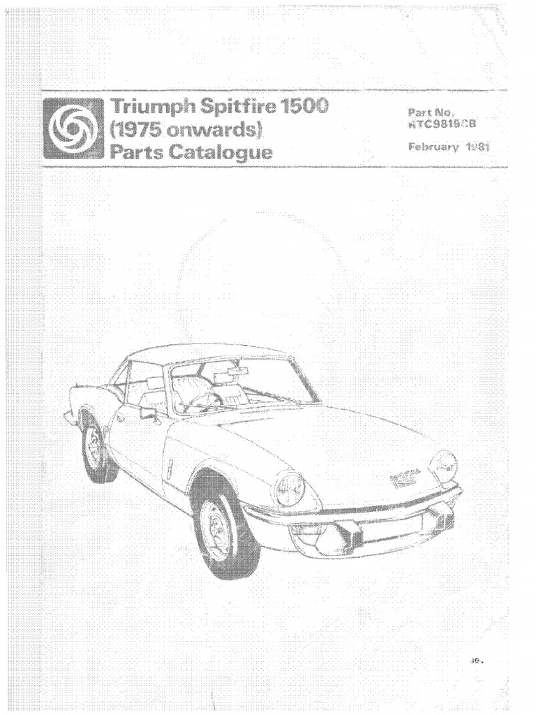 Triumph Spitfire 1500 | PDF
