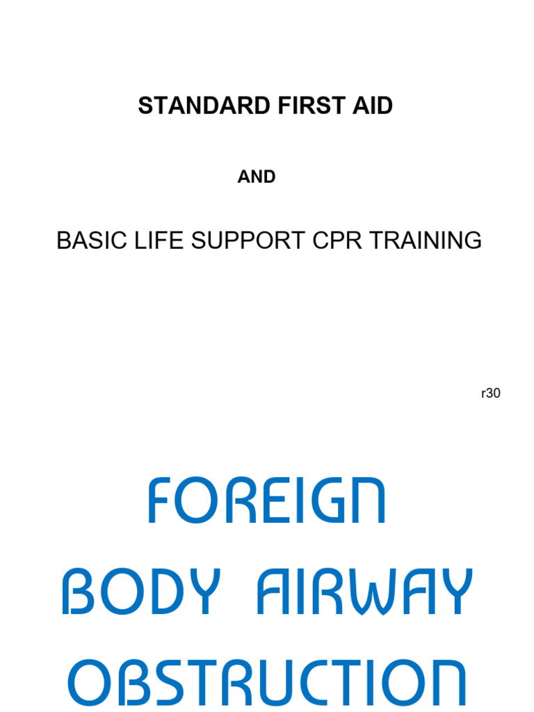 First Aid Module | PDF