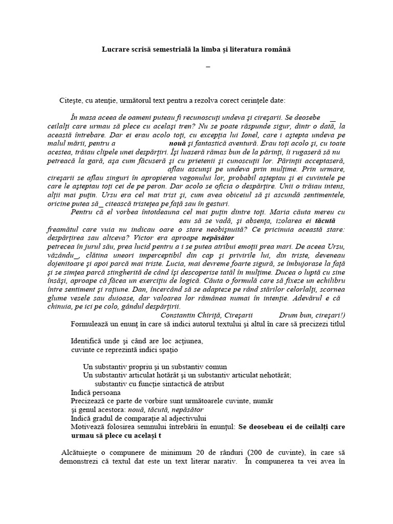 Model Teza Cls V Sem 2 | PDF