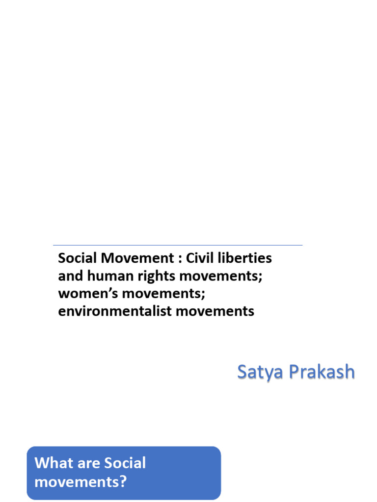 Social Movements | PDF